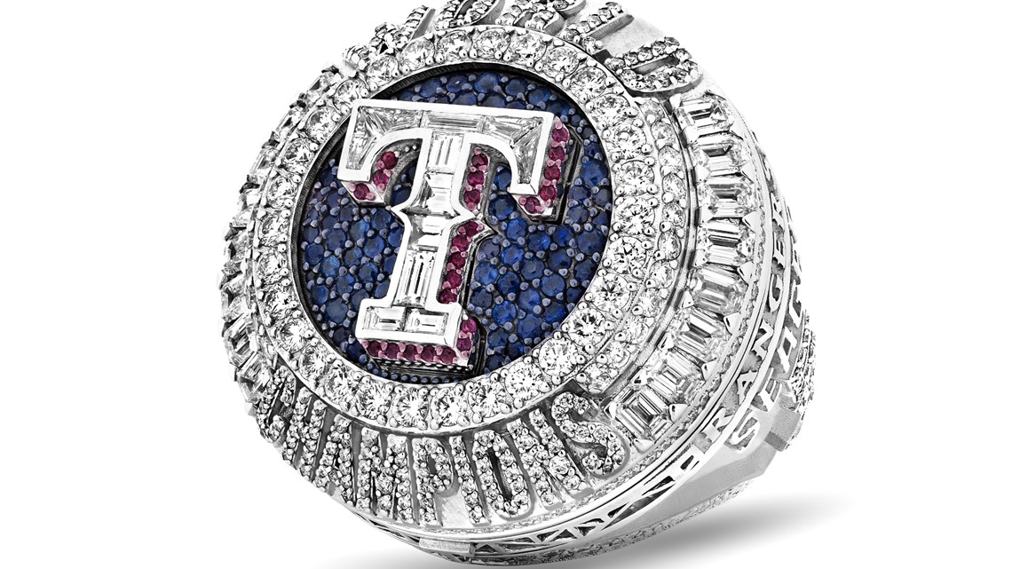 Texas Rangers World Series rings revealed before Cubs game | wfaa.com