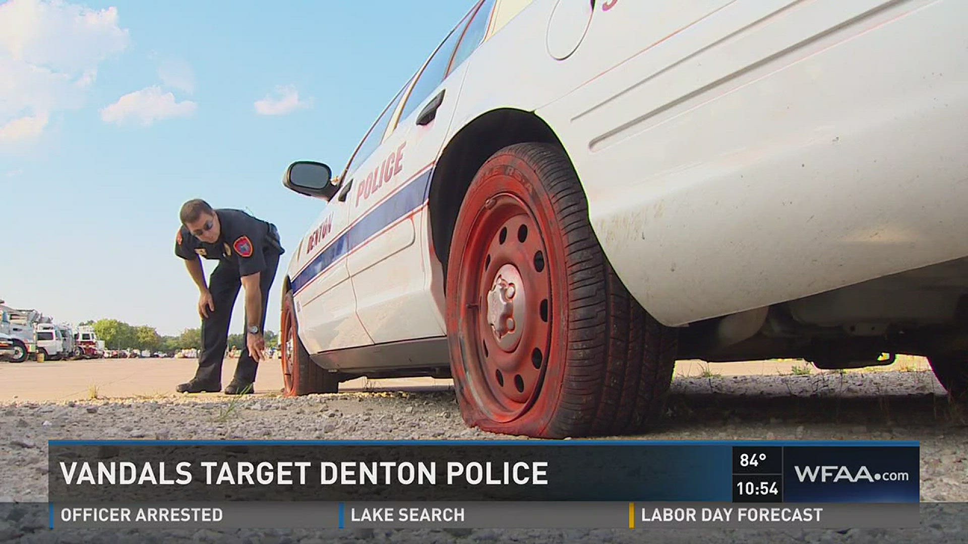 Denton PD cruiser vandalized, community ready for a new conversation ...