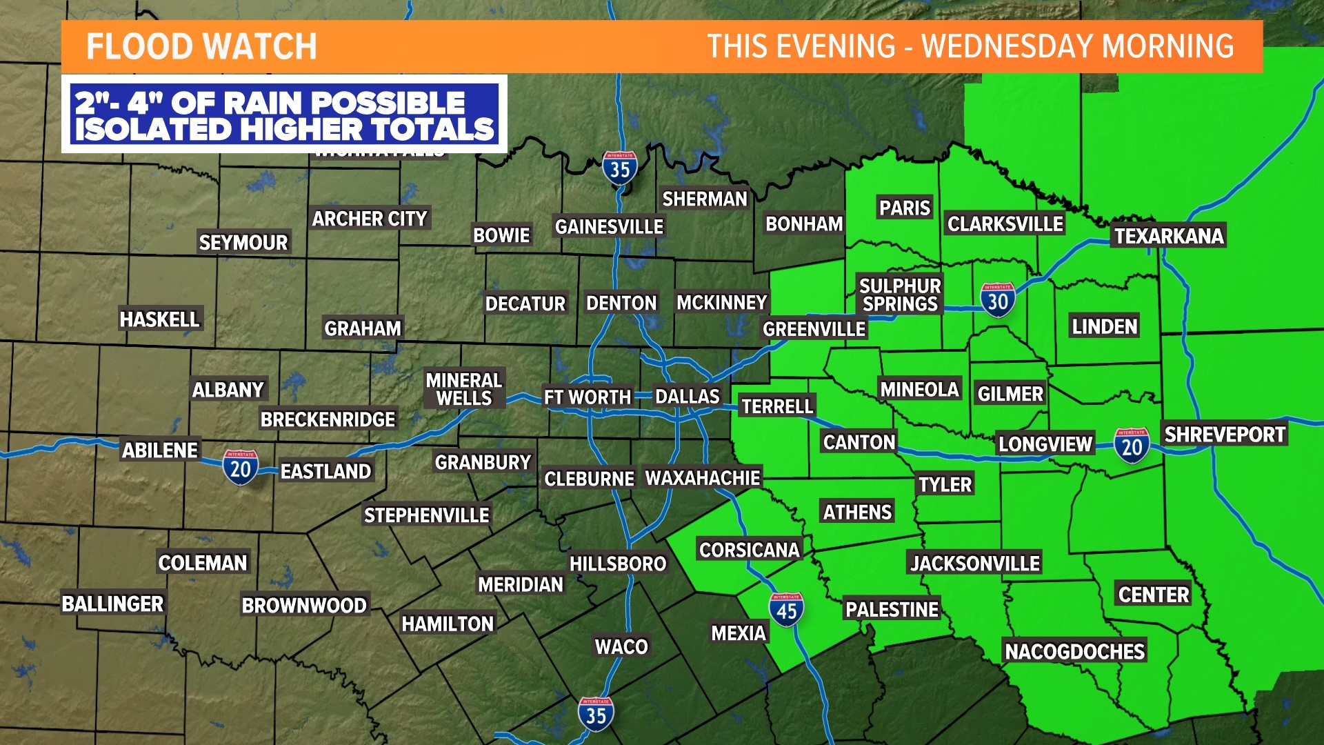 Dallas, Texas WFAA weather forecast: Next round of storms | wfaa.com