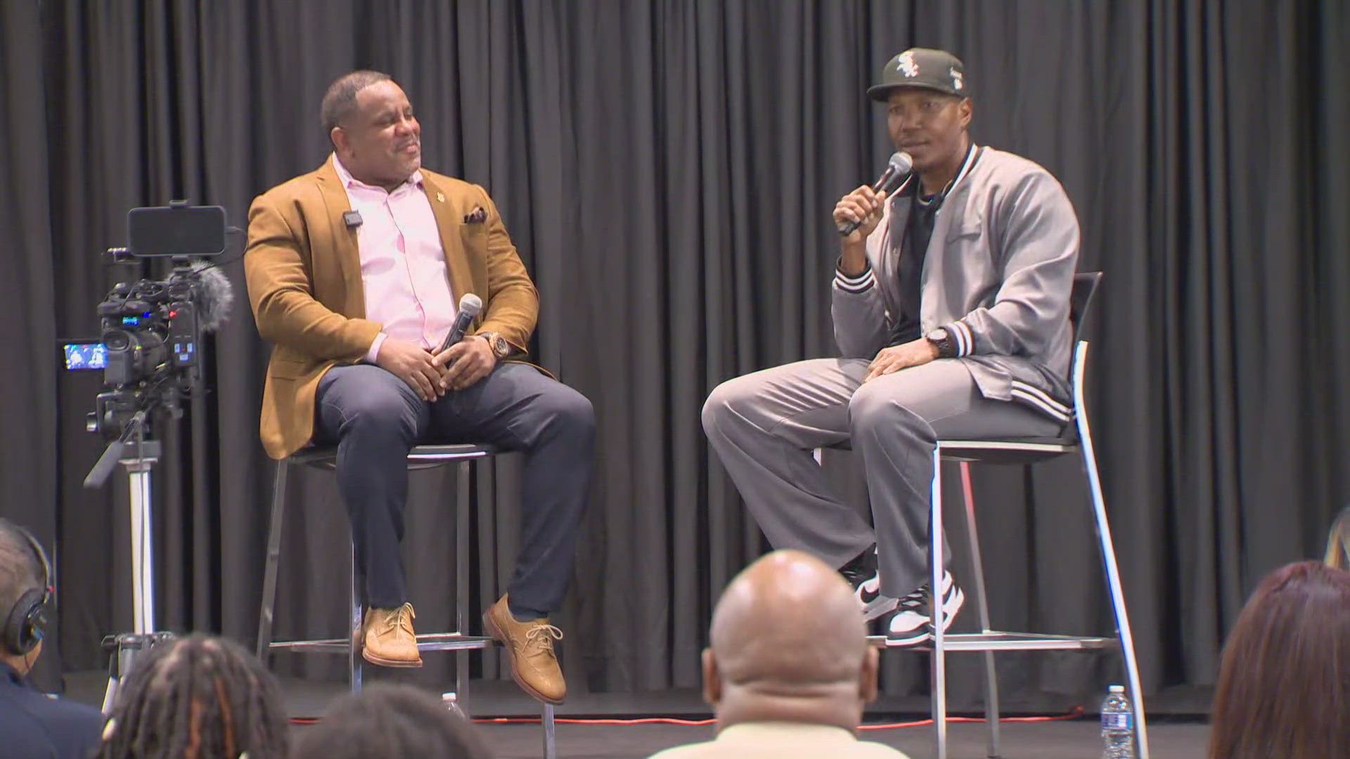 Actor Isaac Keys speaks at Fort Worth Police event focused on community ...