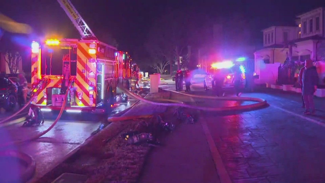 Plano, Texas: House fire on Royal Creek Lane | wfaa.com