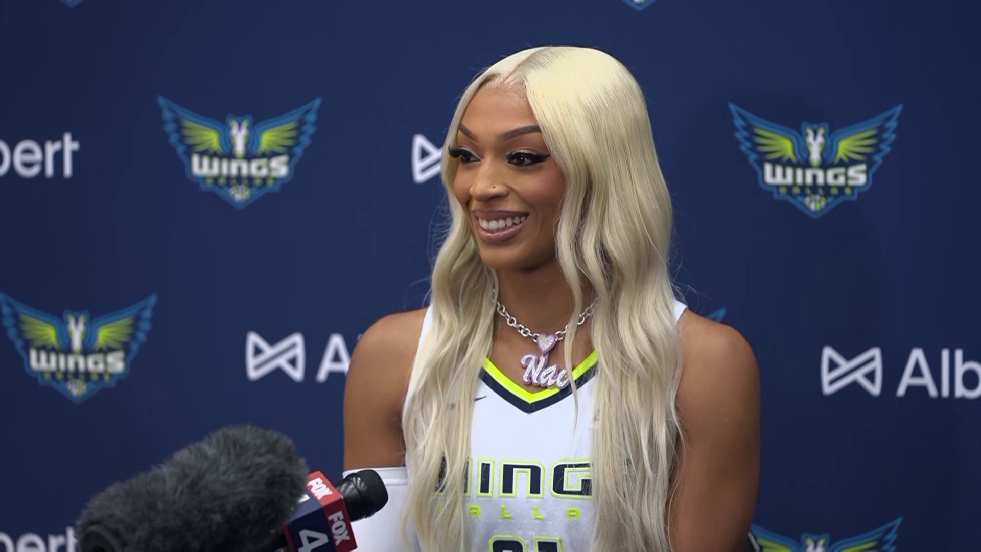 Dallas Wings Media Day 2025 | DiJonai Carrington full press conference ...