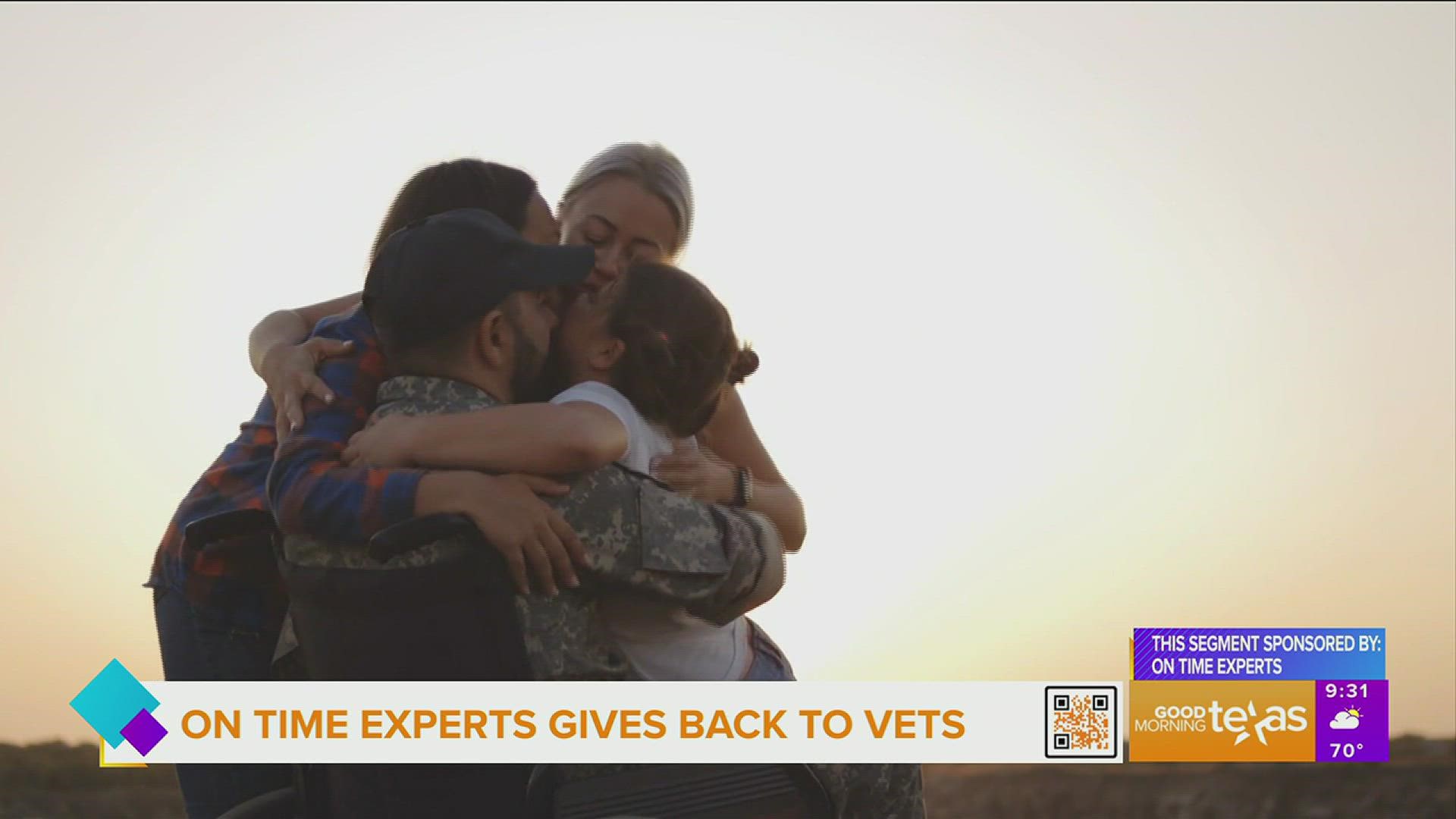 On Time Experts gives back to veterans | wfaa.com