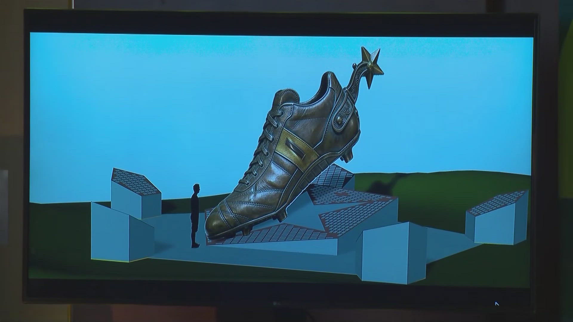 A 'Texan Golden Boot' sculpture is coming to North Texas for the World ...