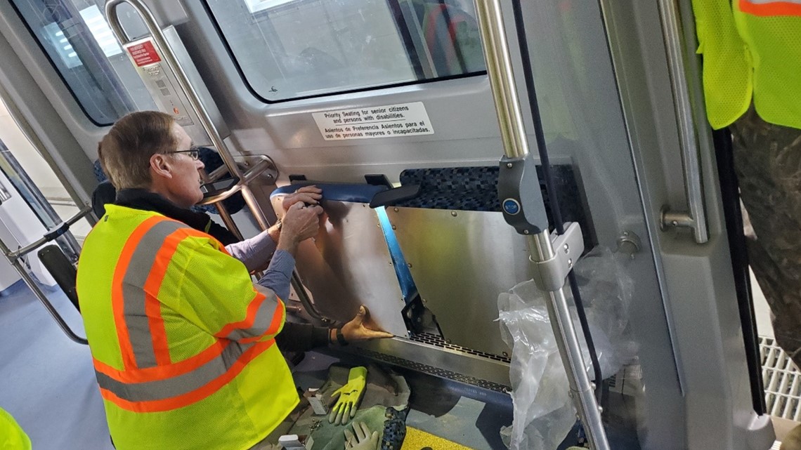 DART retrofitting vehicles with vinyl seating | wfaa.com