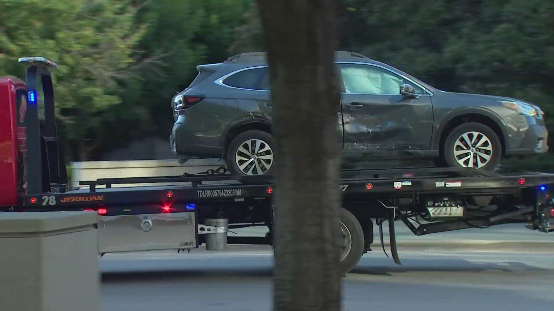 Crash at a dangerous Dallas intersection flips one car onto its side ...