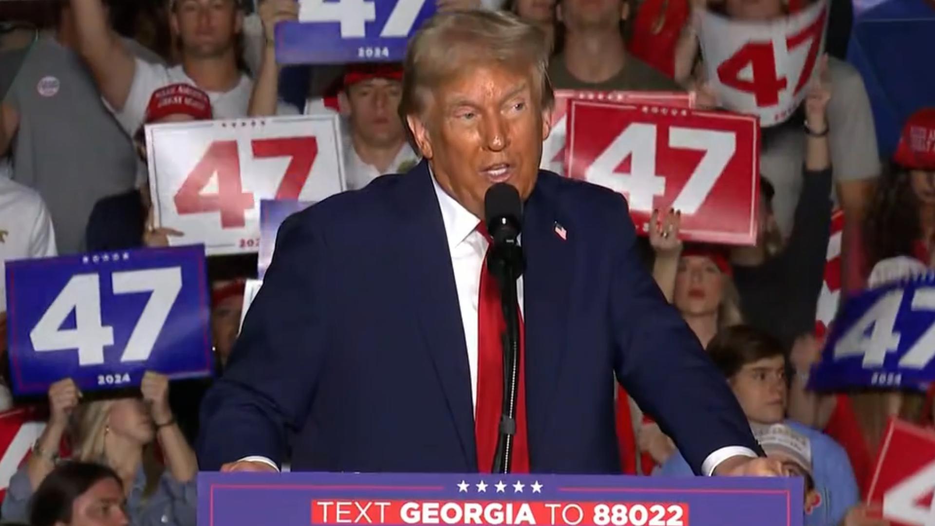 Donald Trump full speech at campaign event in Atlanta, GA (Oct. 28 ...