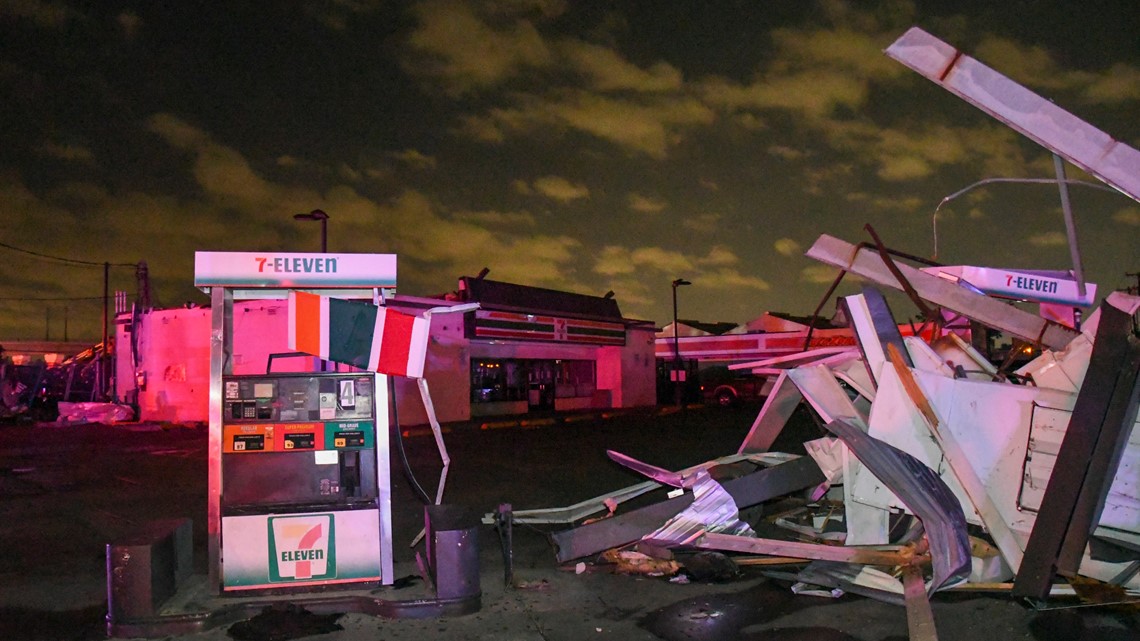 Aerial footage shows storm damage from Dallas to Sachse | wfaa.com