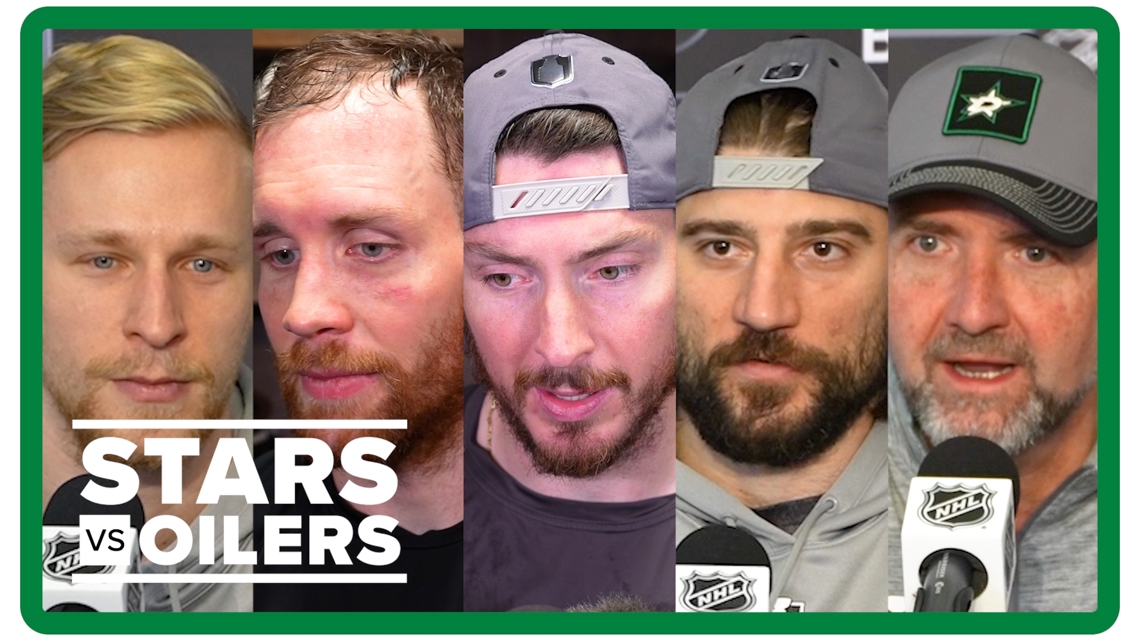 Stars vs. Oilers Game 4 | Dallas Stars pregame interviews | wfaa.com