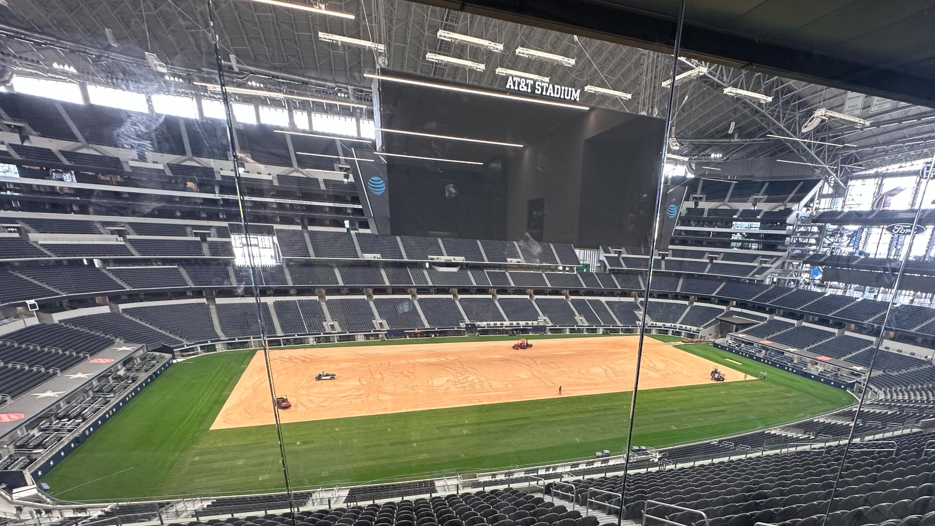 Grass field replaces turf inside AT&T Stadium for Copa America | wfaa.com