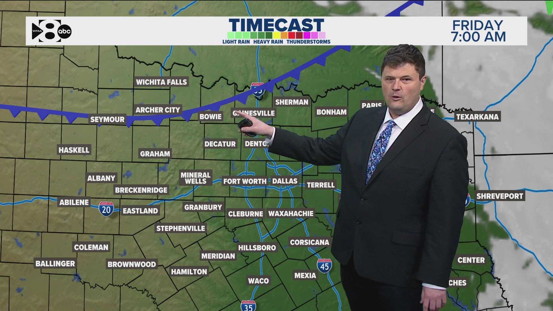 DFW Weather | Cold front to pass over North Texas Friday, 14 day ...