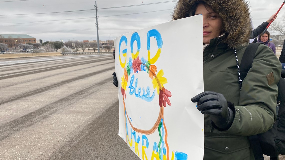 Ukraine, Russia invasion: Photos show support of Texas | wfaa.com