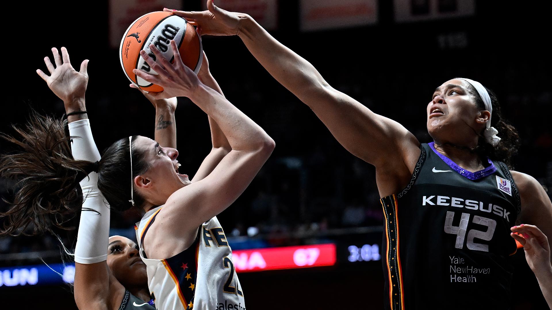 Caitlin Clark, Angel Reese making WNBA history on the stat sheet | wfaa.com