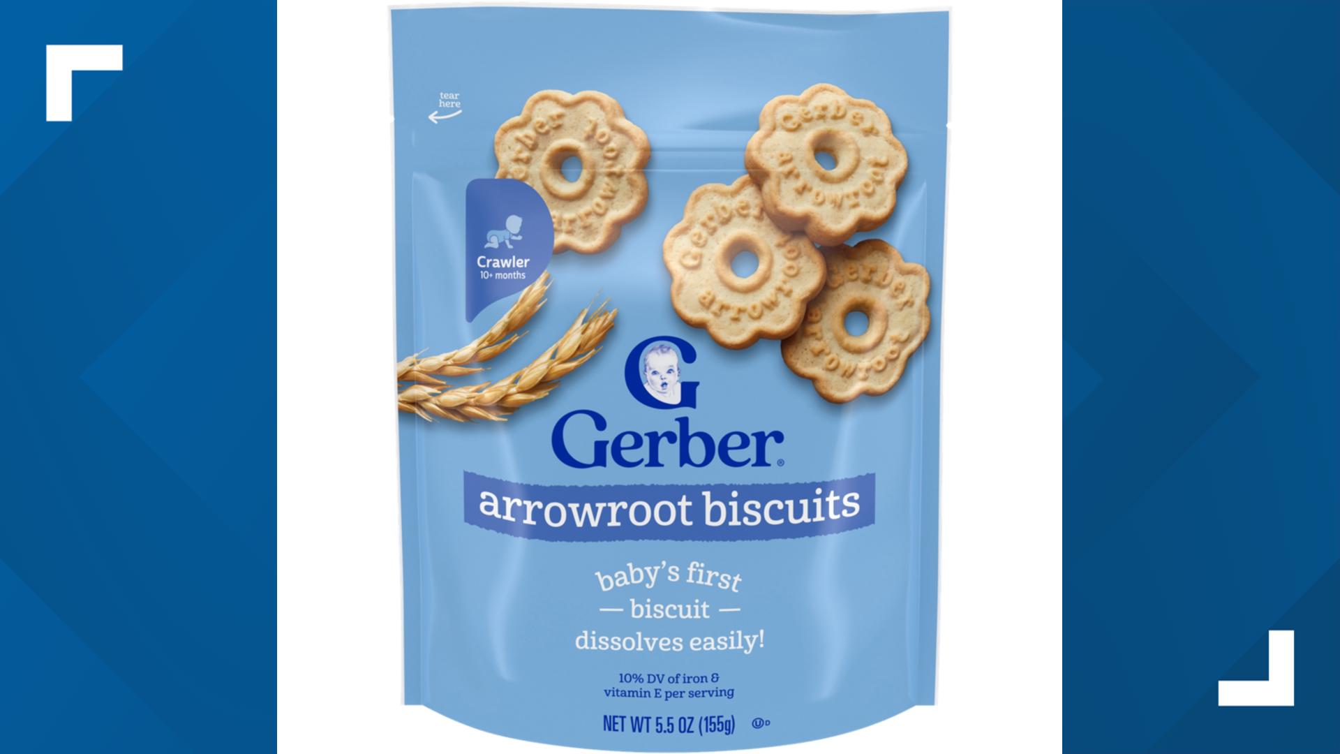 Gerber voluntarily recalls limited batch of Arrowroot Biscuits, the ...