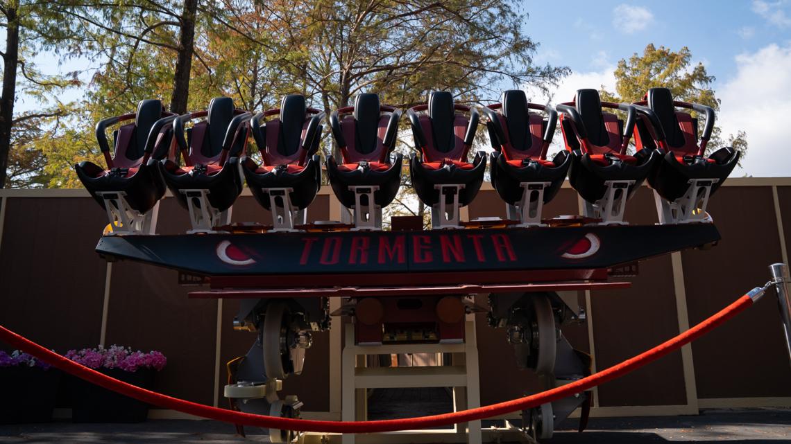 Six Flags Over Texas gives first look at record-breaking ‘Tormenta ...