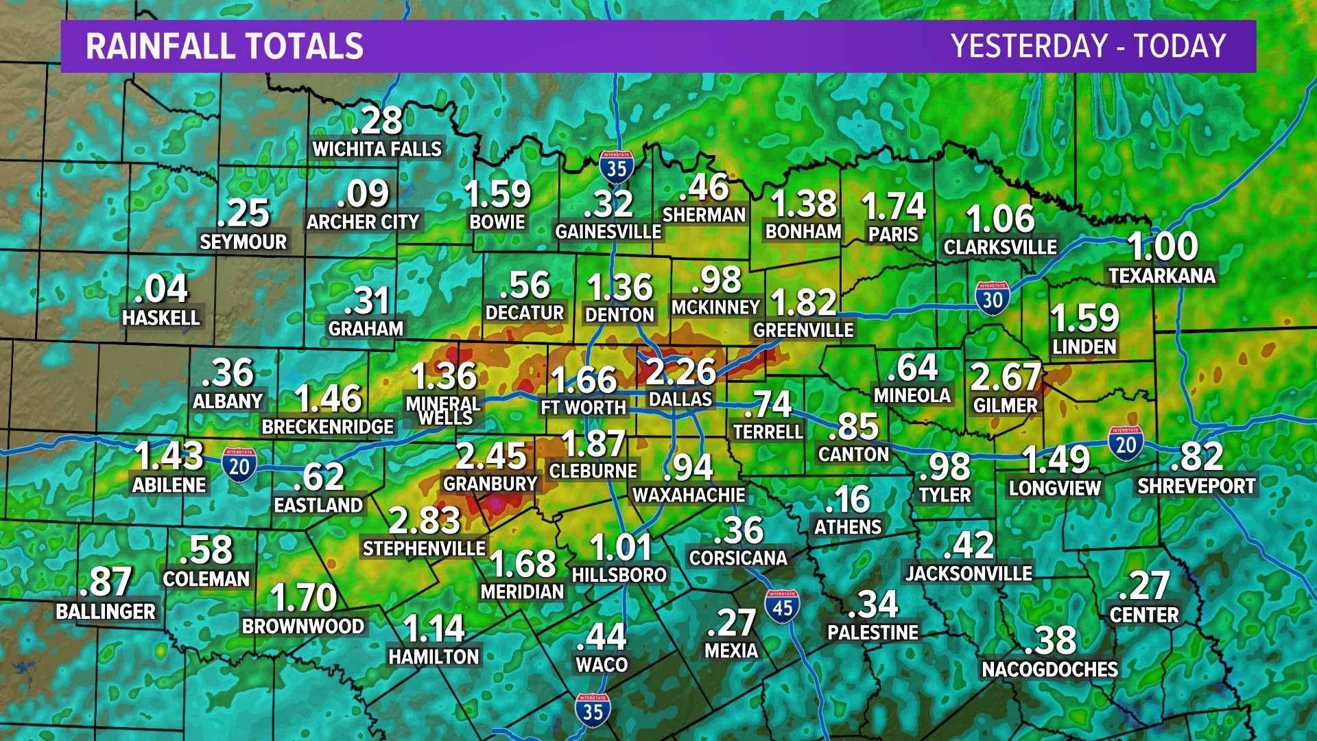 Dallas Texas weather: Severe thunderstorms, widespread rain ahead ...