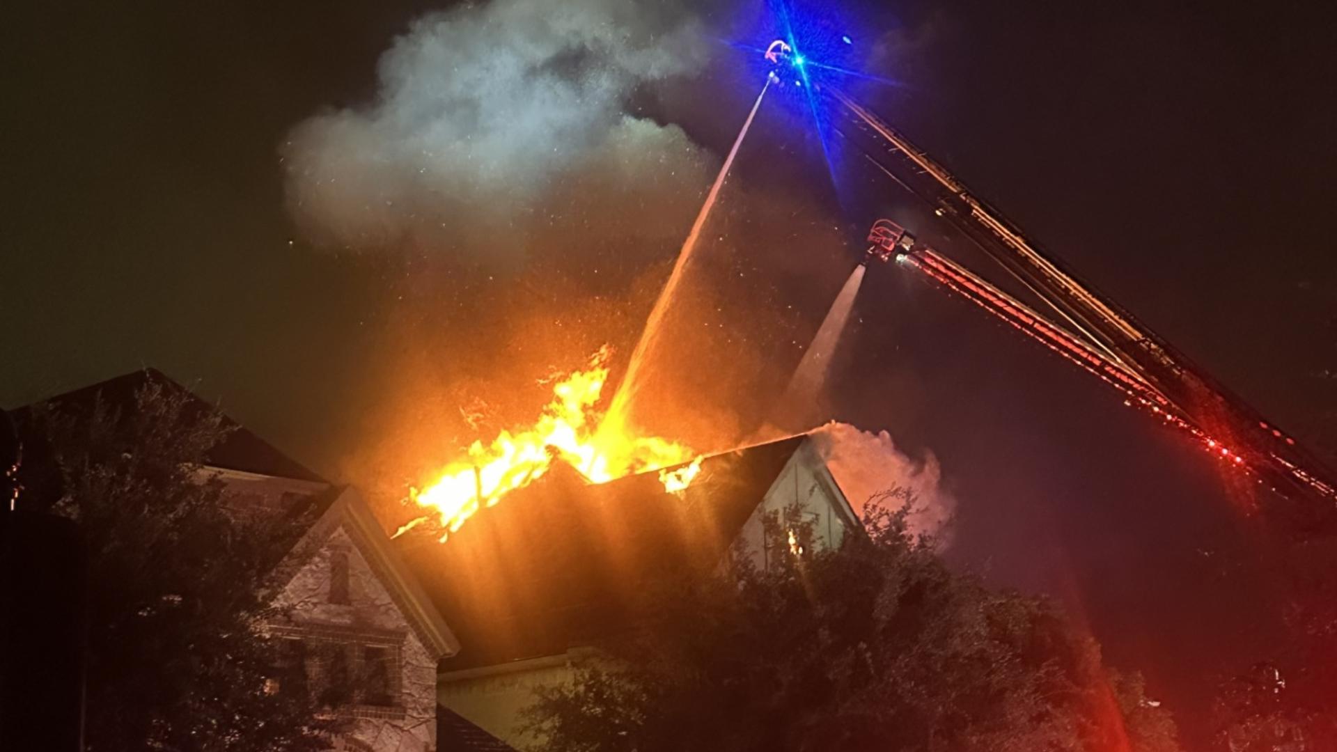 9 firefighters hospitalized after fighting North Texas house fire ...