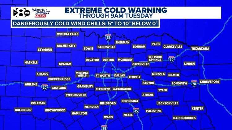 DFW Weather: Winter Storm Warning issued for North Texas, Ice Storm ...