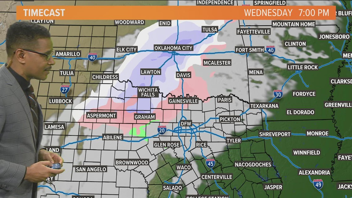 Weather forecast: Bundle up! No snow accumulation is expected in D-FW ...