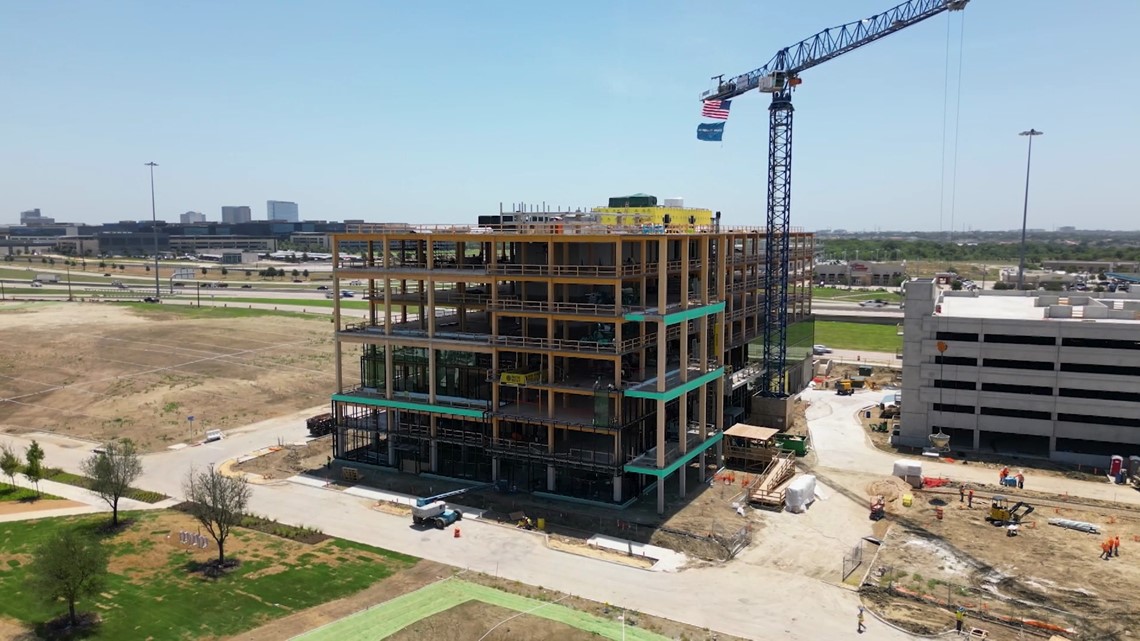 Mass timber building project goes up in Frisco | wfaa.com