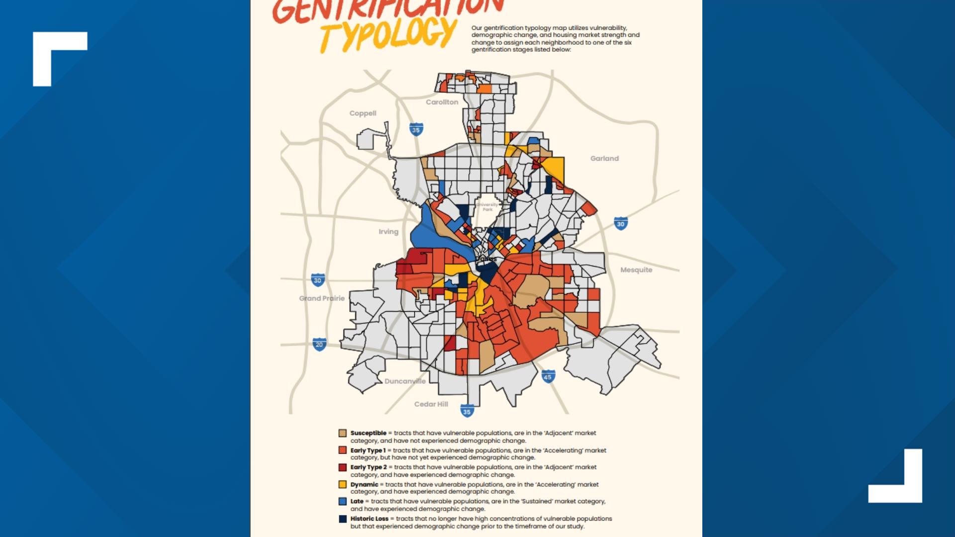 One in five Dallas neighborhoods in early stage of gentrification ...