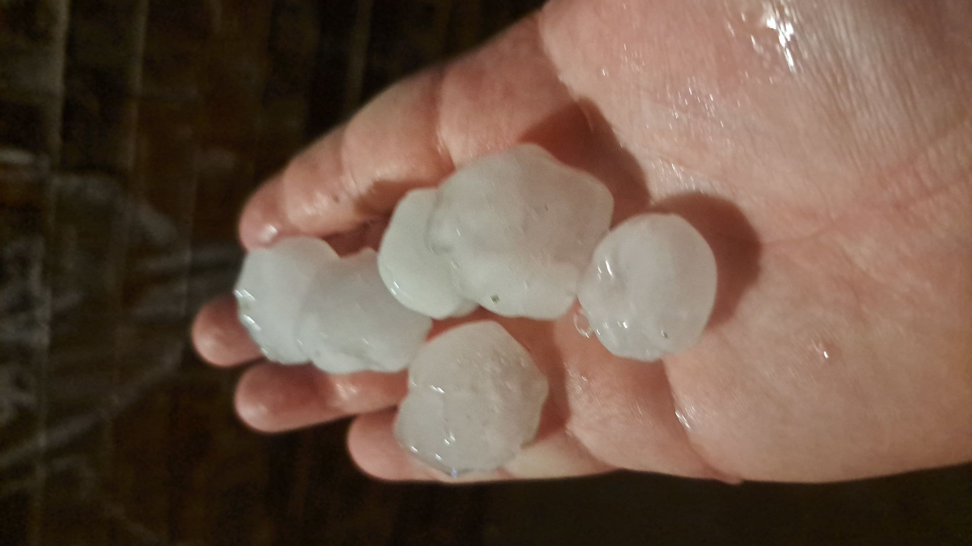 PHOTOS: Severe storms dump hail across North Texas hours after total solar eclipse | wfaa.com
