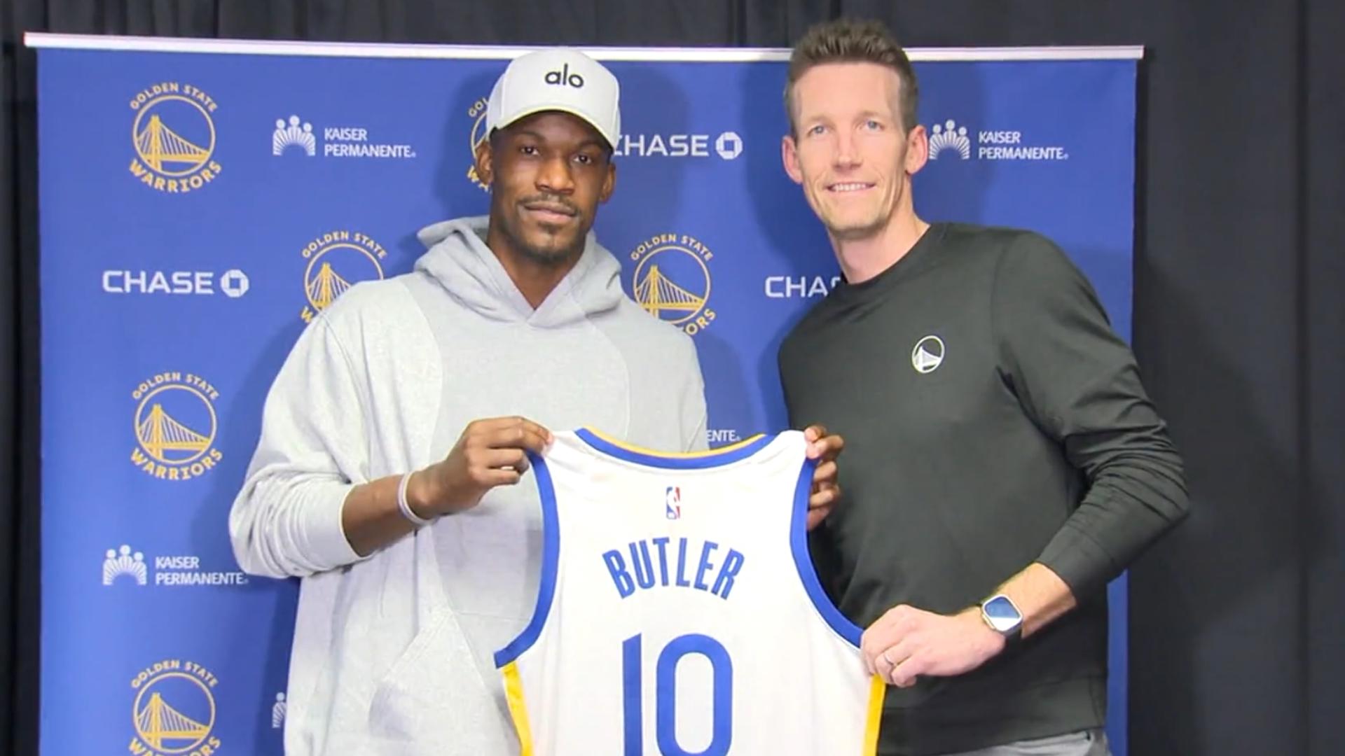 Jimmy Butler Golden State Warriors full introductory press conference (Feb. 6, 2025) | wfaa.com