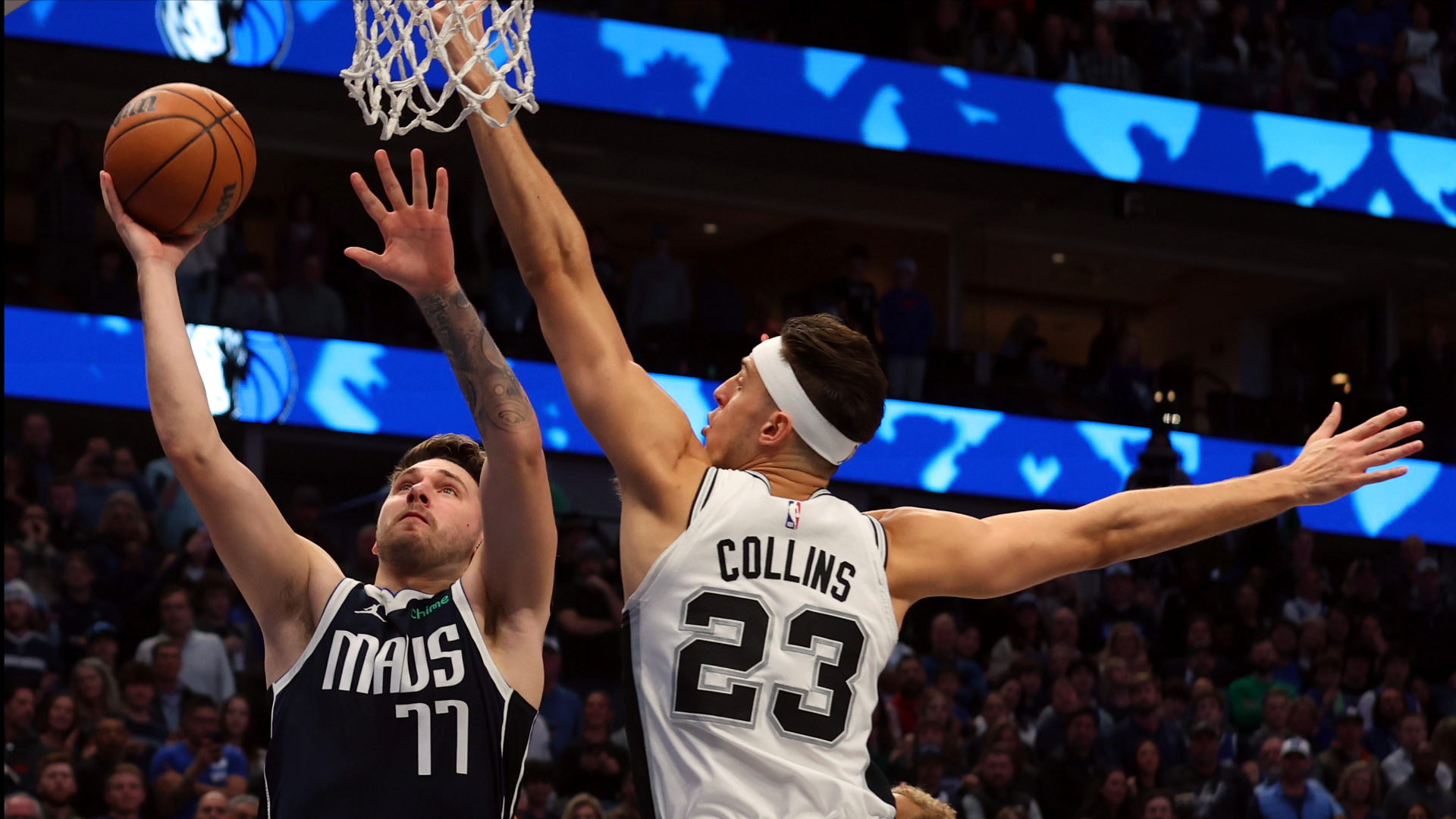 Doncic scores 39 points in triple-double, Mavs rout Spurs 144-119 as Wembanyama sits | wfaa.com
