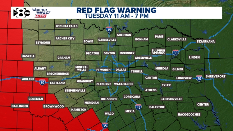 Dallas, Texas weather forecast: Strong winds will create dusty ...