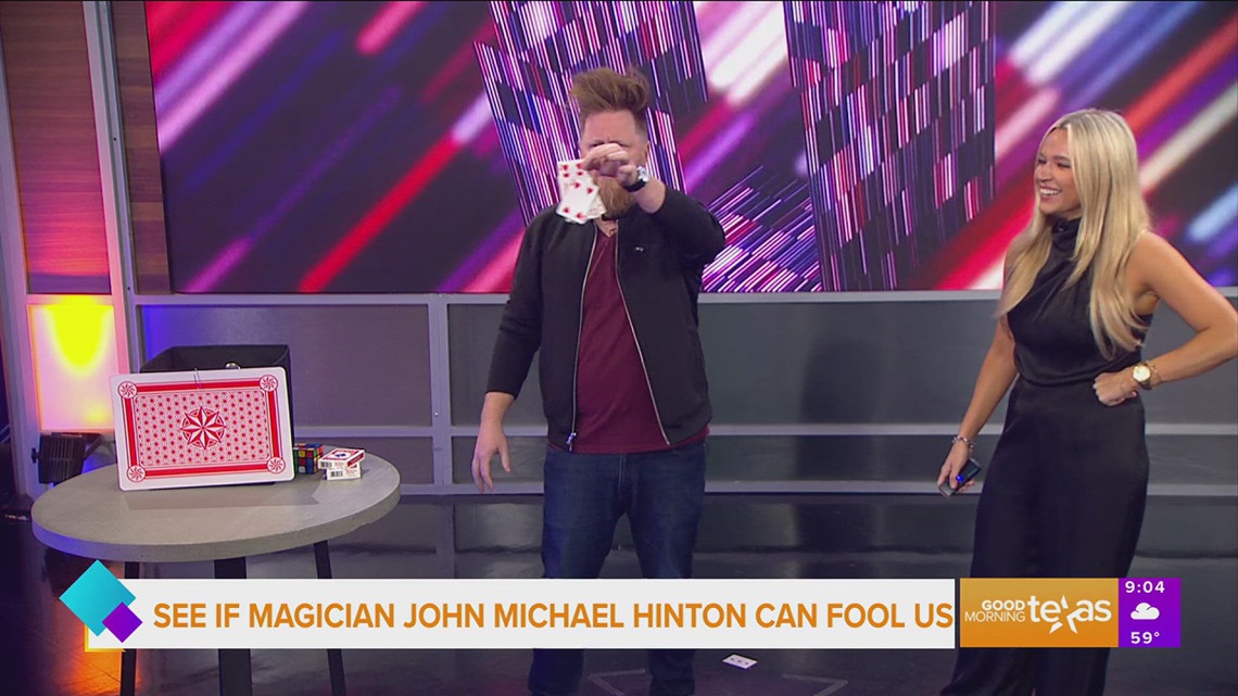 See if Magician John Michael Hinton Can Fool Us | wfaa.com