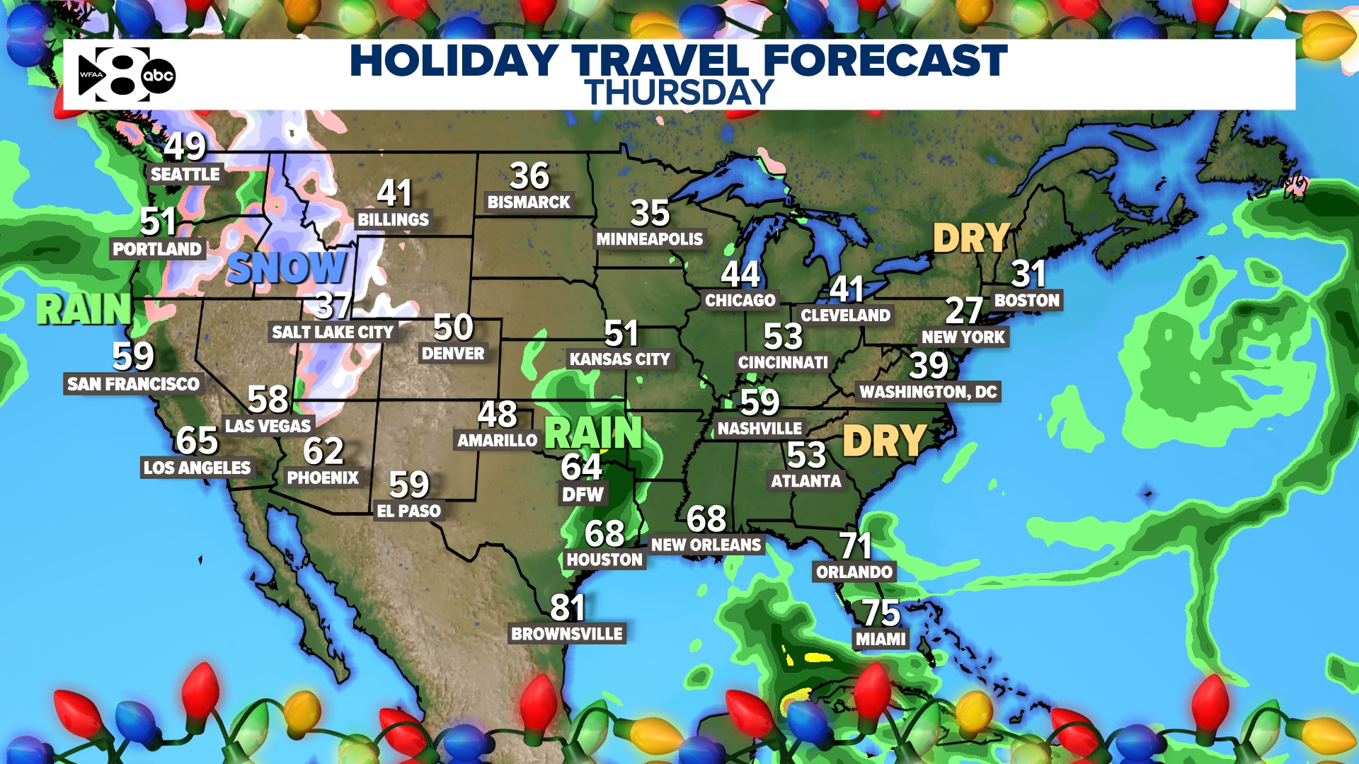 Christmas travel forecast: Day-by-day breakdown | wfaa.com