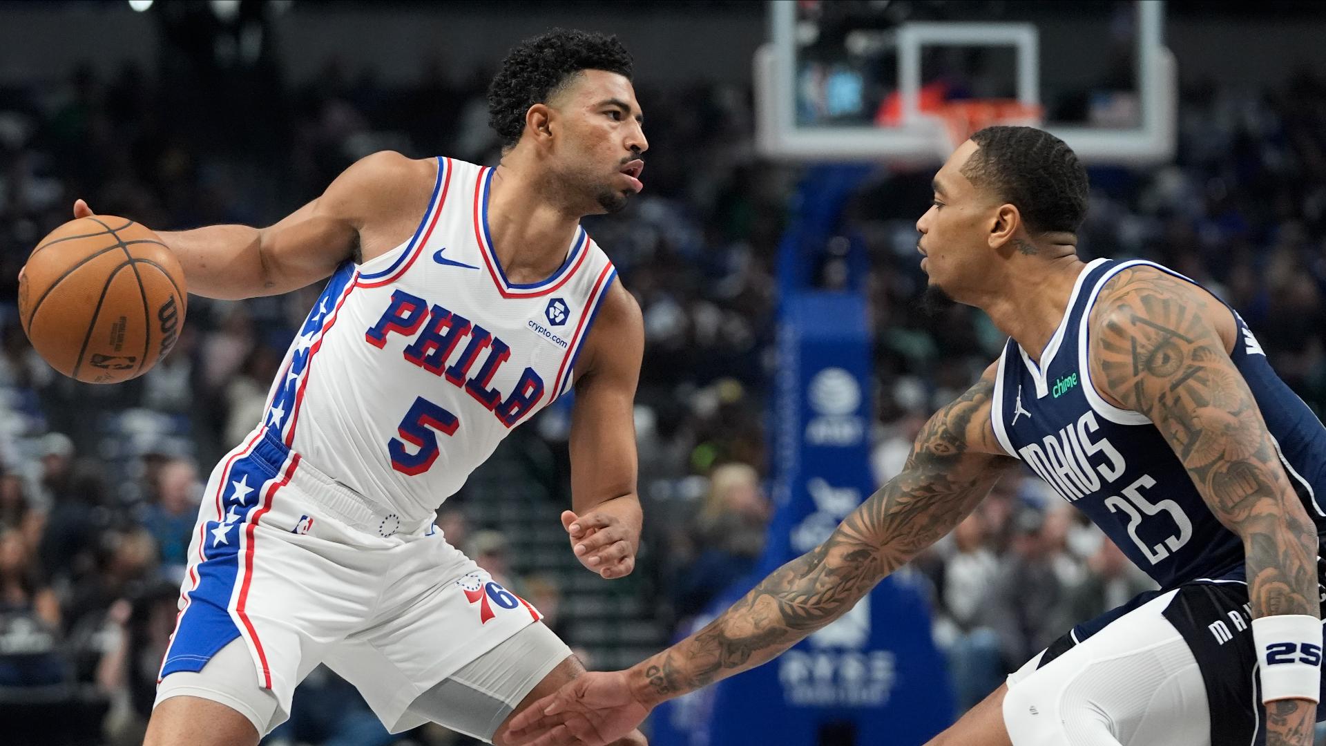 76ers beat Mavericks 130-125 in injury-hit showdown | wfaa.com
