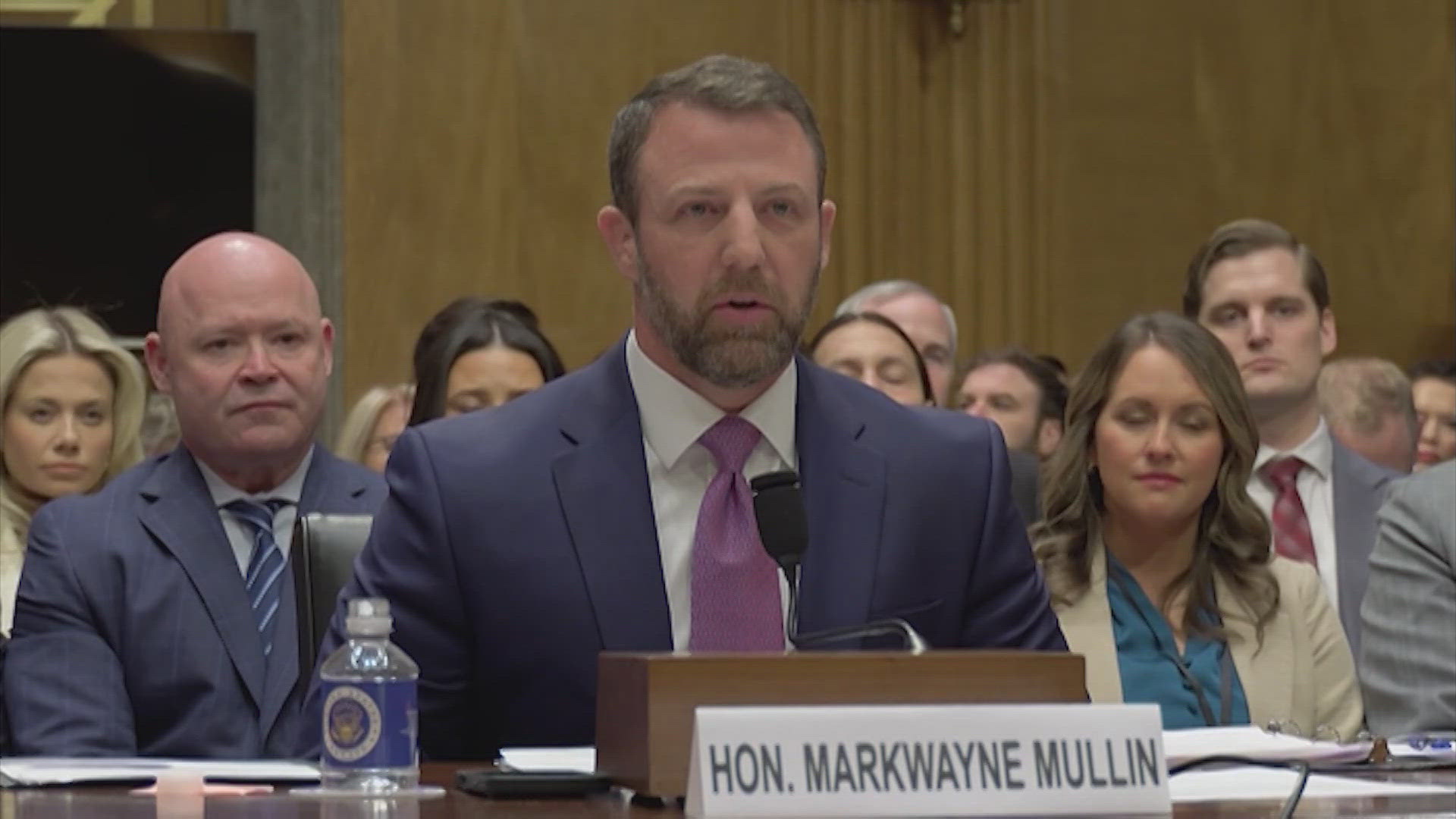 DHS nominee Markwayne Mullin's confirmation hearing begins | wfaa.com