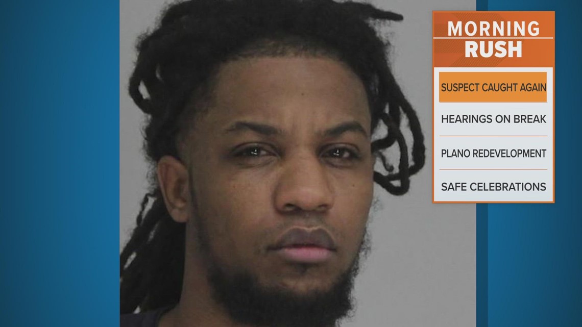 Dallas murder suspect back in custody after cutting off ankle monitor ...