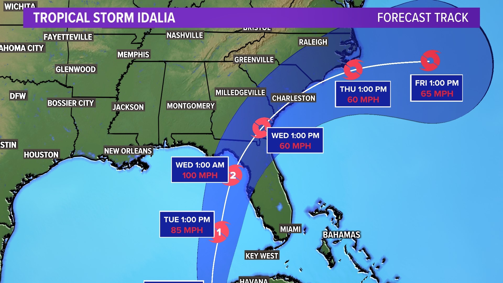 Tracking Tropical Depression 10's hurricane potential | wfaa.com