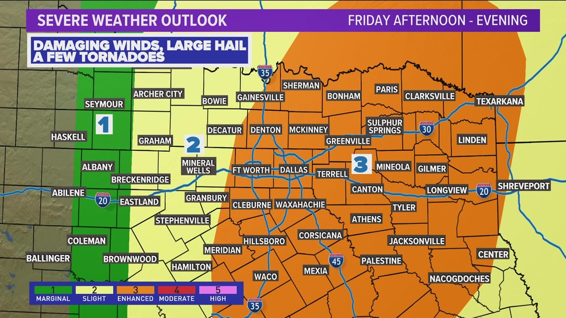 DFW weather: Here's DFW's latest severe thunderstorm timeline and ...