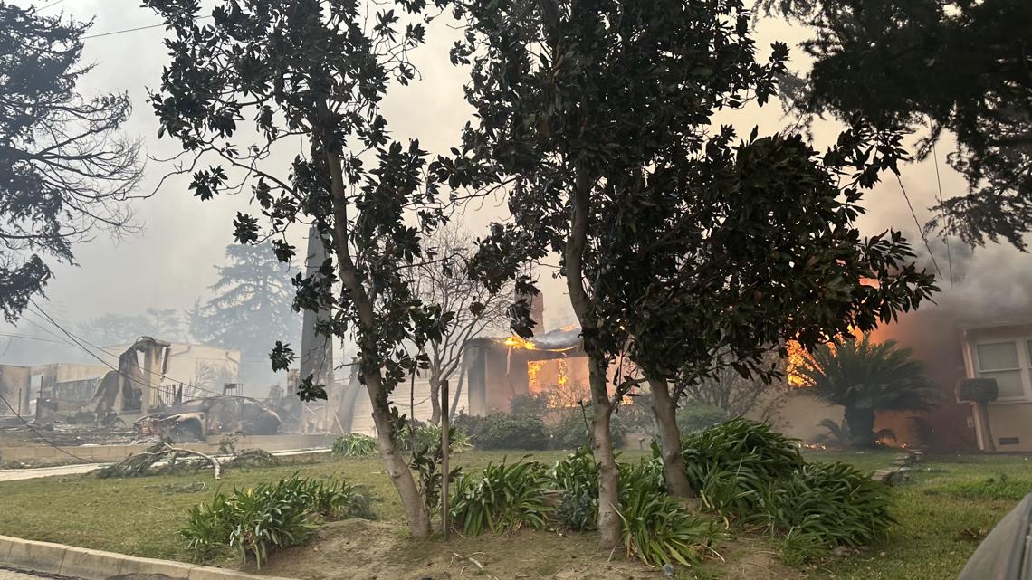 Former residents anxiously watch California wildfires from Texas | wfaa.com
