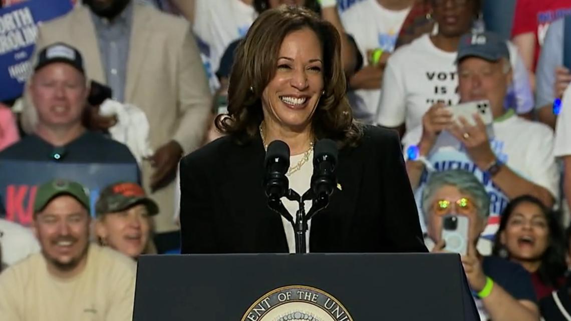 Kamala Harris full speech at Charlotte, NC rally (Sept. 12, 2024 ...