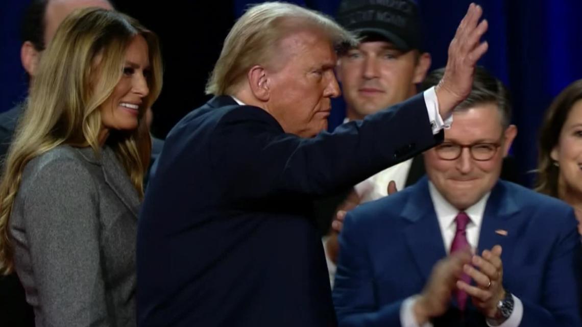 Donald Trump election victory speech: Bryson DeChambeau joins him ...
