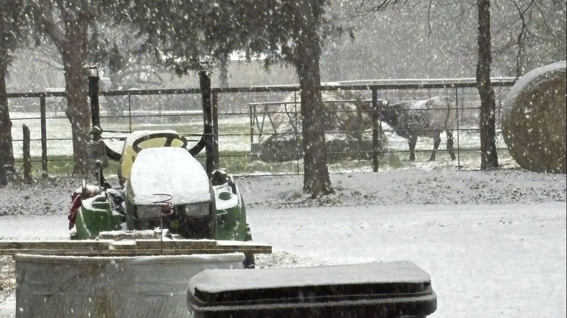 Dallas-Fort Worth snow forecast: Latest road conditions, snow fall ...