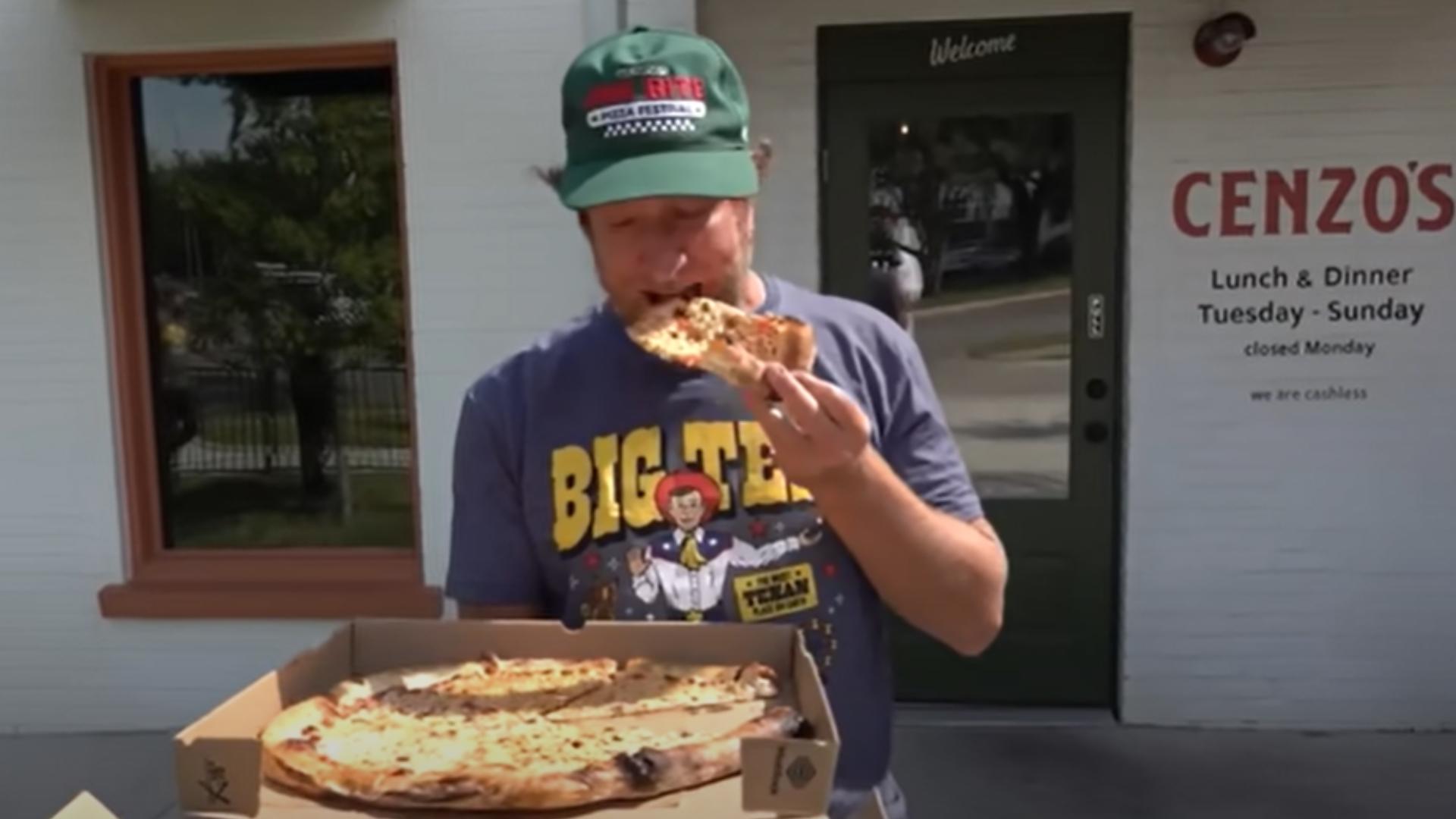 Dallas One Bite: Cenzo's Pizza & Deli Dave Portnoy review | wfaa.com