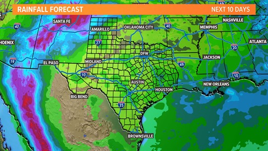 Winter Storm Warning across Texas: Snow and extreme cold continues ...