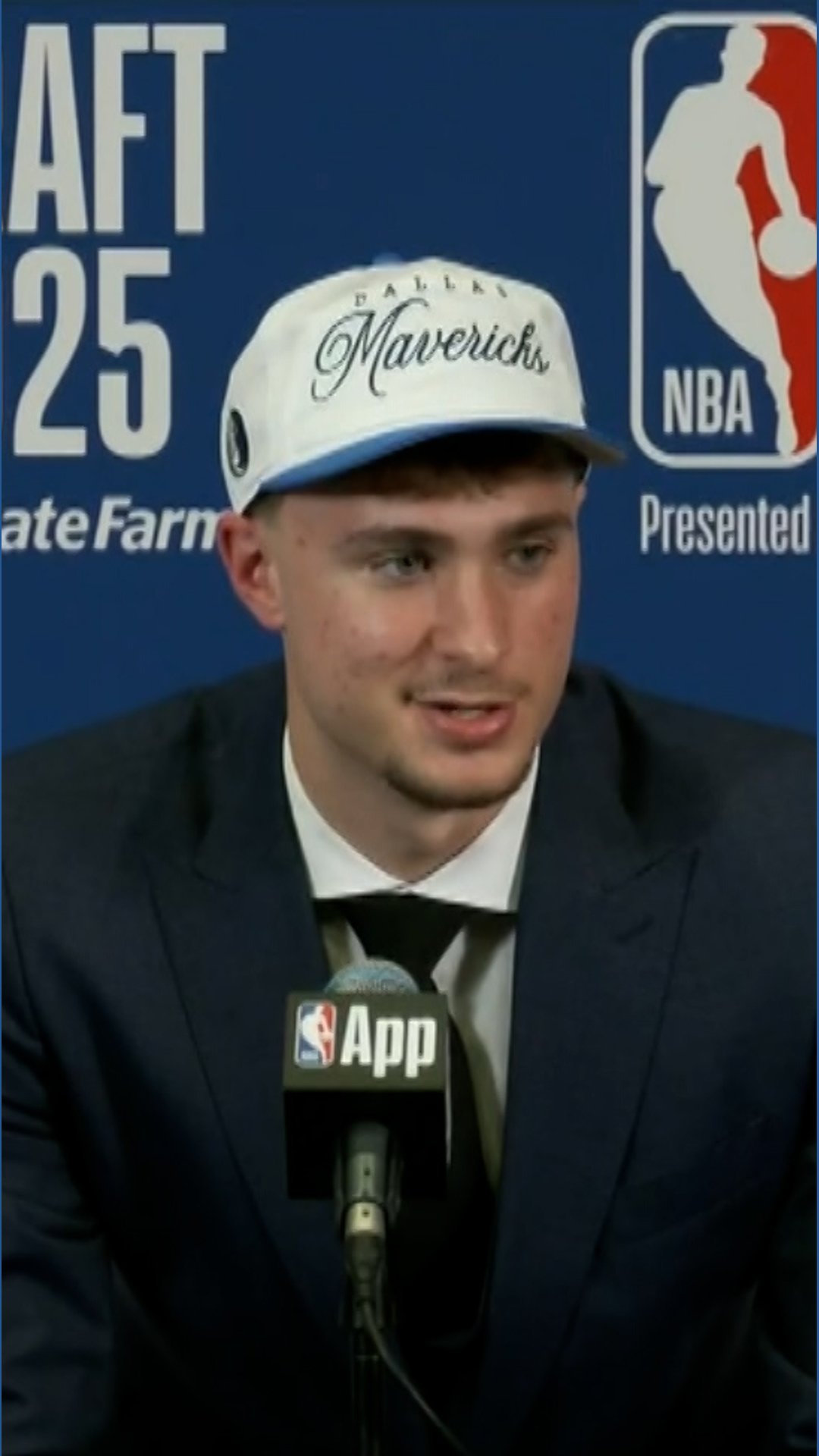 Press conference | Cooper Flagg reacts to being the 2025 NBA Draft's ...