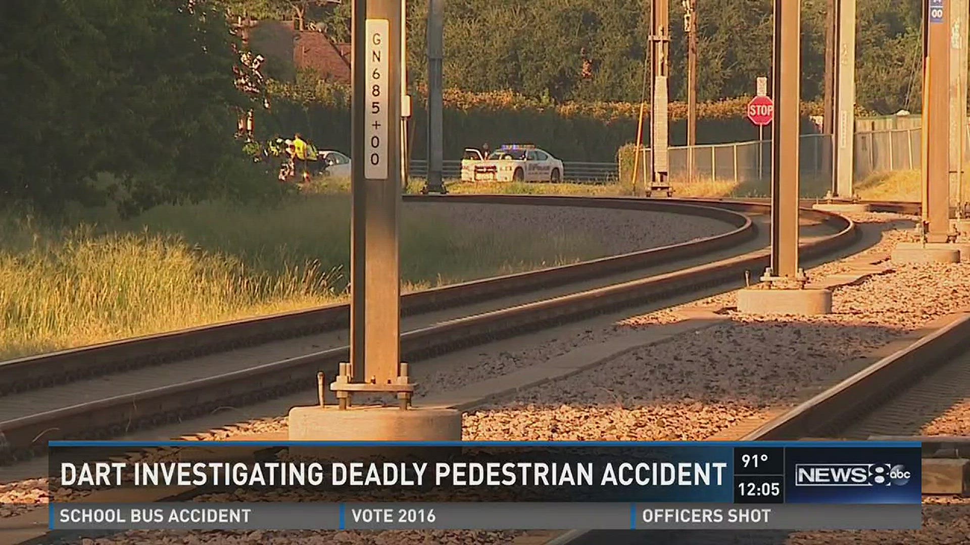 Pedestrian hit, killed by DART train | wfaa.com