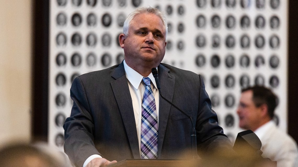 Rep. Bryan Slaton declines to discuss presence at closed hearing | wfaa.com