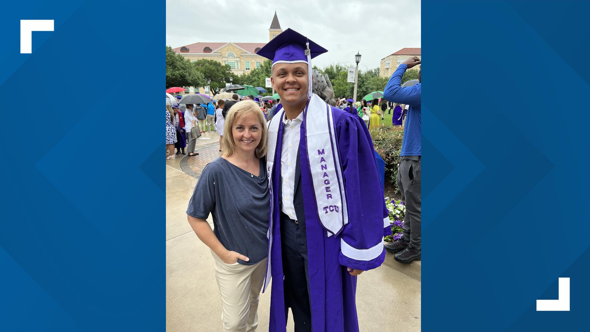Mother, son both earn master's degrees at TCU graduation | wfaa.com