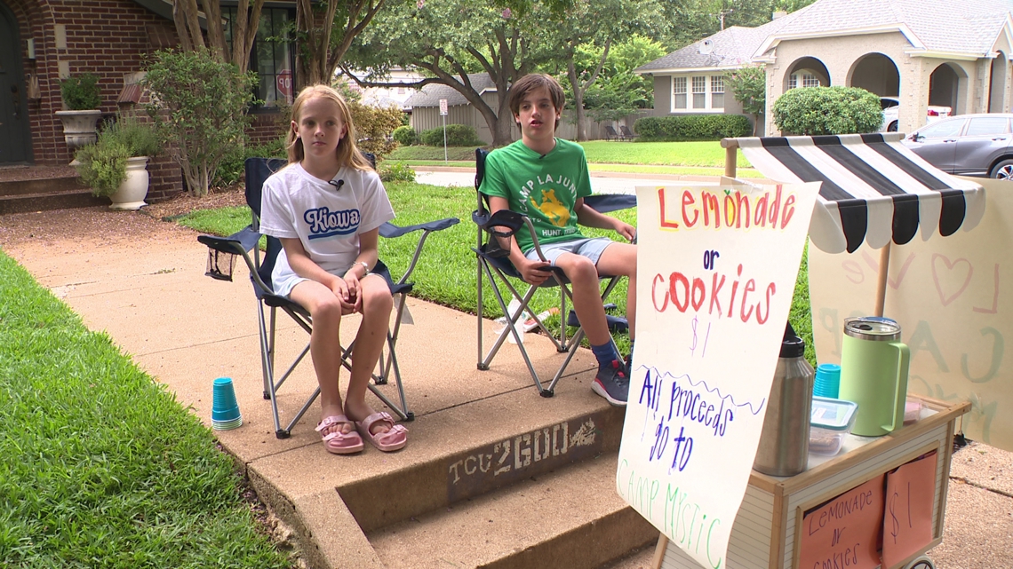 Texas floods: Fort Worth kids raise money for Camp Mystic at lemonade ...
