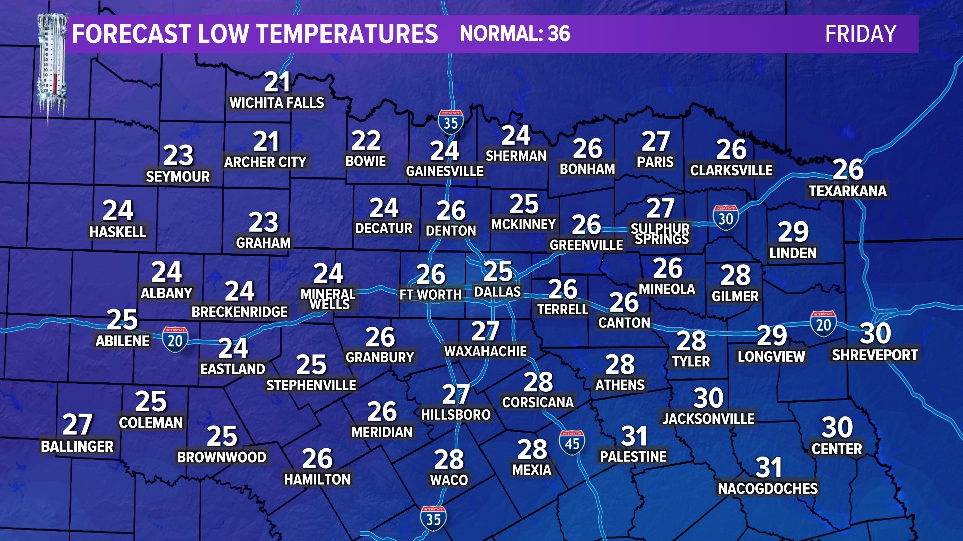 Winter is coming: Freeze forecasted for North Texas | wfaa.com