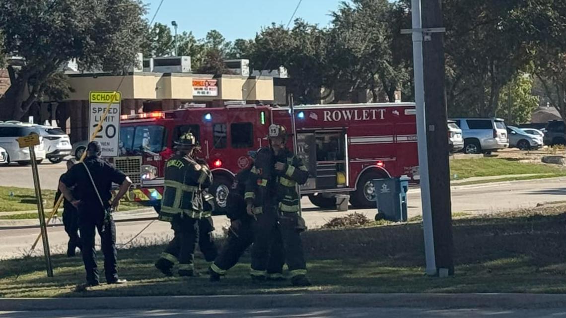 Major gas leak contained near Coyle Middle School | wfaa.com