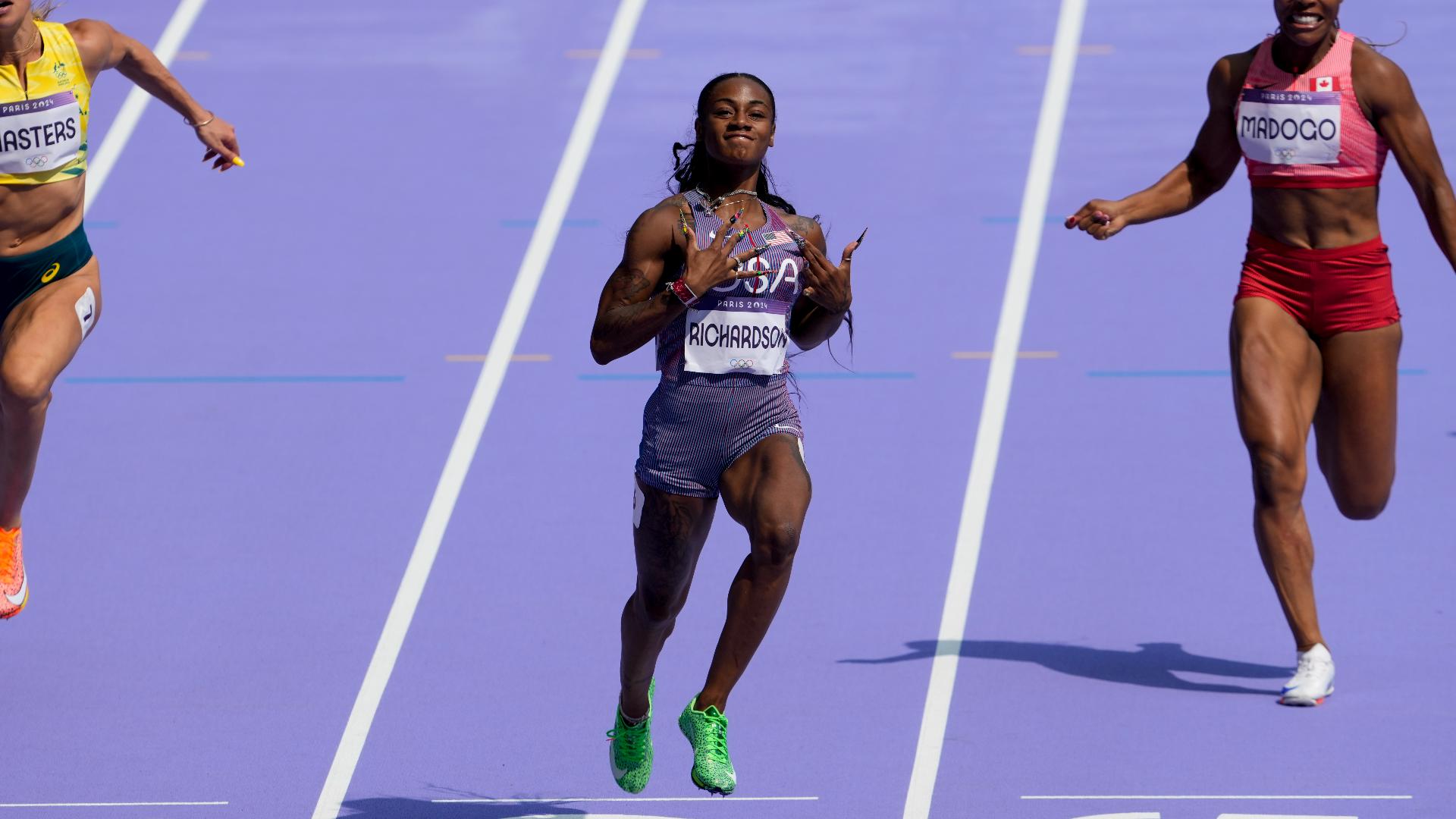 Sha'Carri Richardson Olympics track results: Women's 100M updates ...